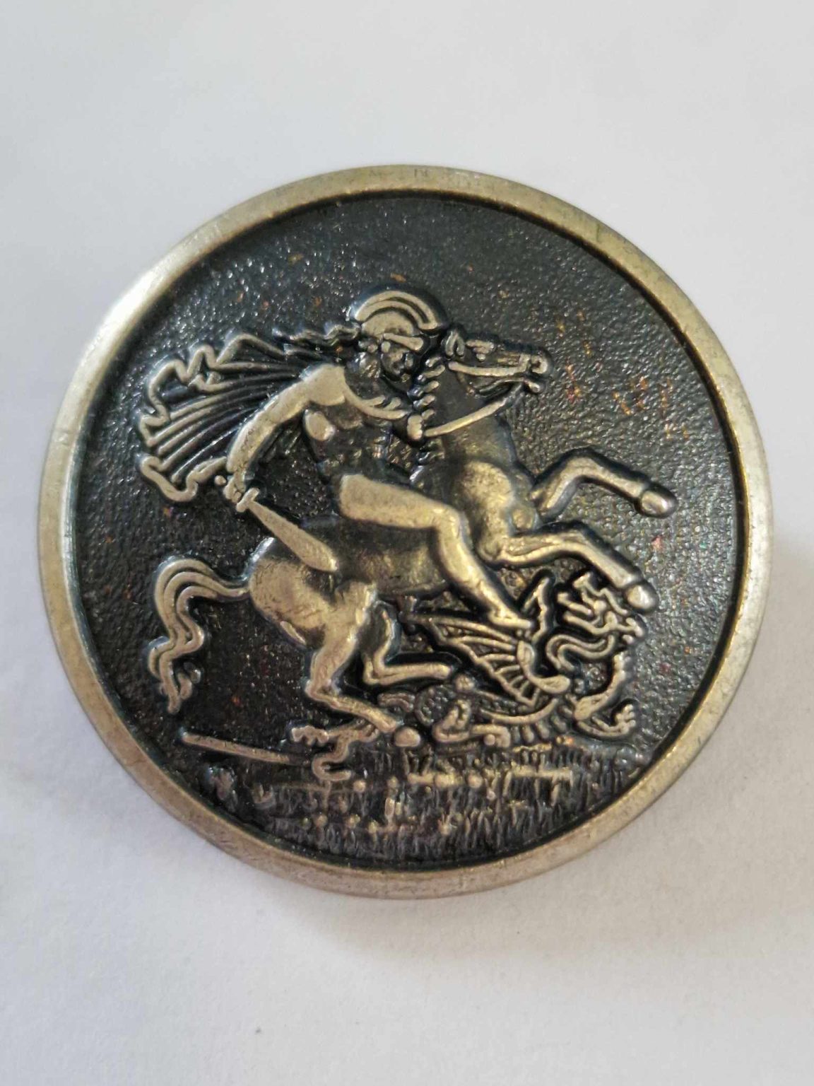 St George Oxidized Blazer Button - The Button Queen
