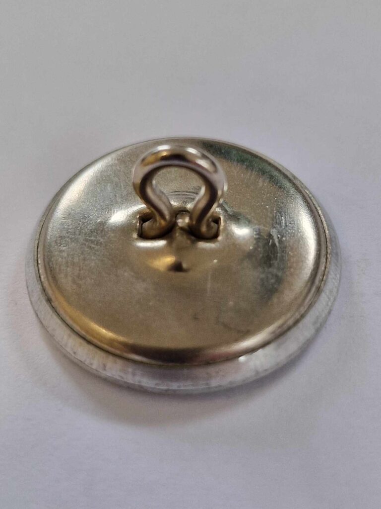 Plain Silver Blazer Button - The Button Queen