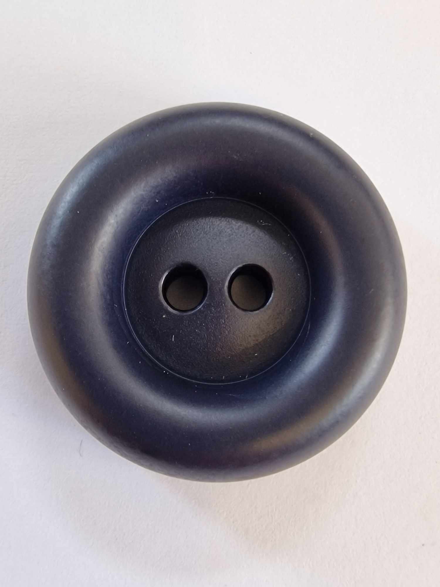 Navy Chunky 2 hole Button - The Button Queen