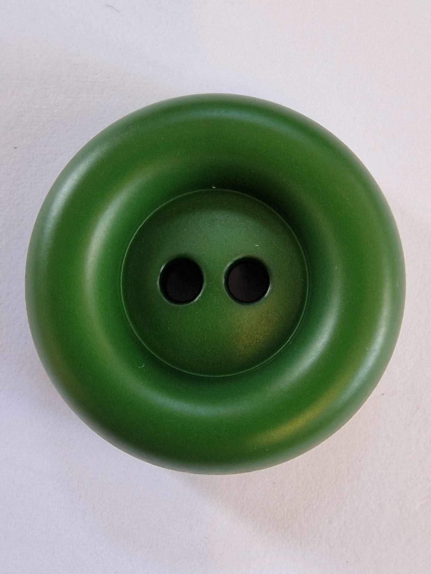 Green Chunky 2 hole Button - The Button Queen