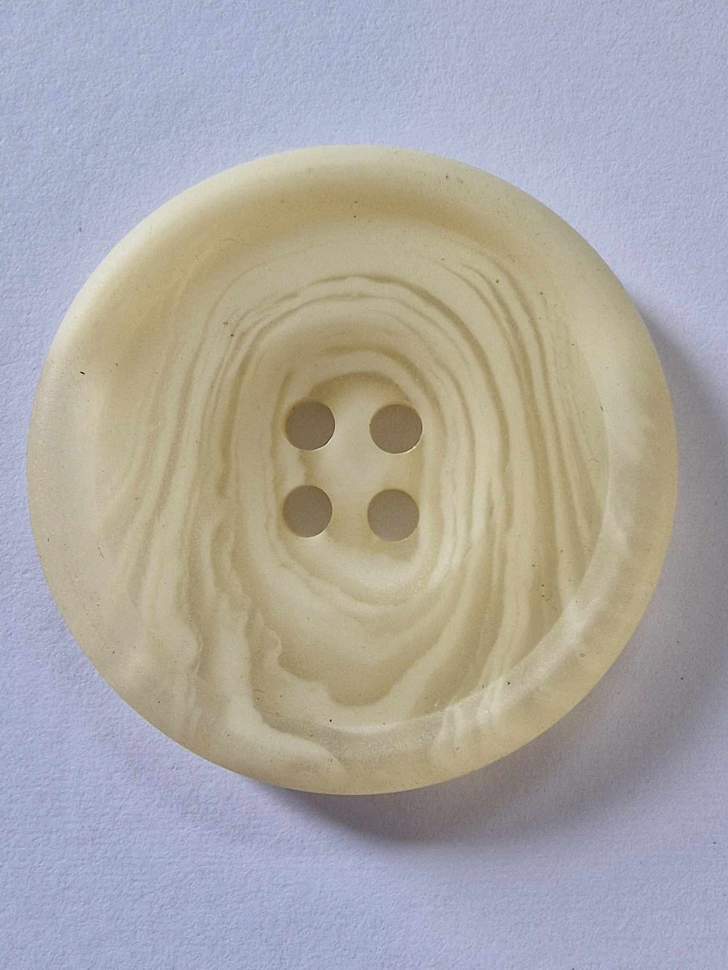 White Viking 4 Hole Button - The Button Queen