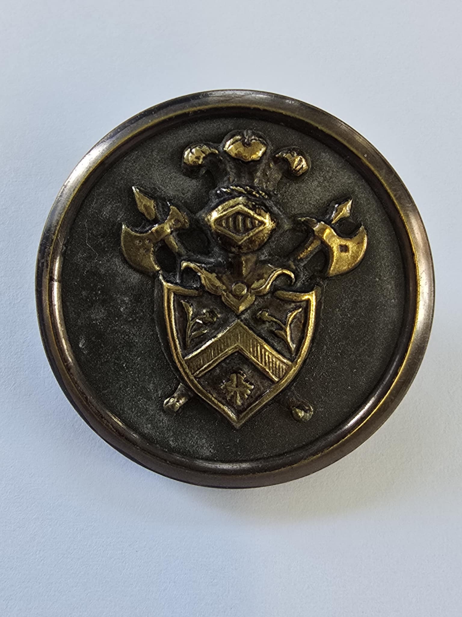 German Mock Heraldic Button - The Button Queen